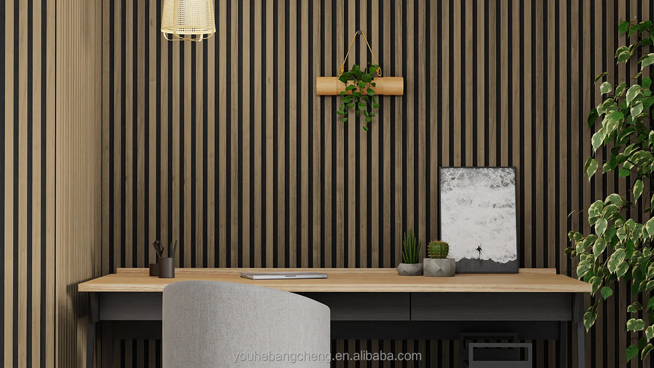 Akupanel Diffusion Wood Wall Slat Ceiling Sound Proof Wall Wooden ...