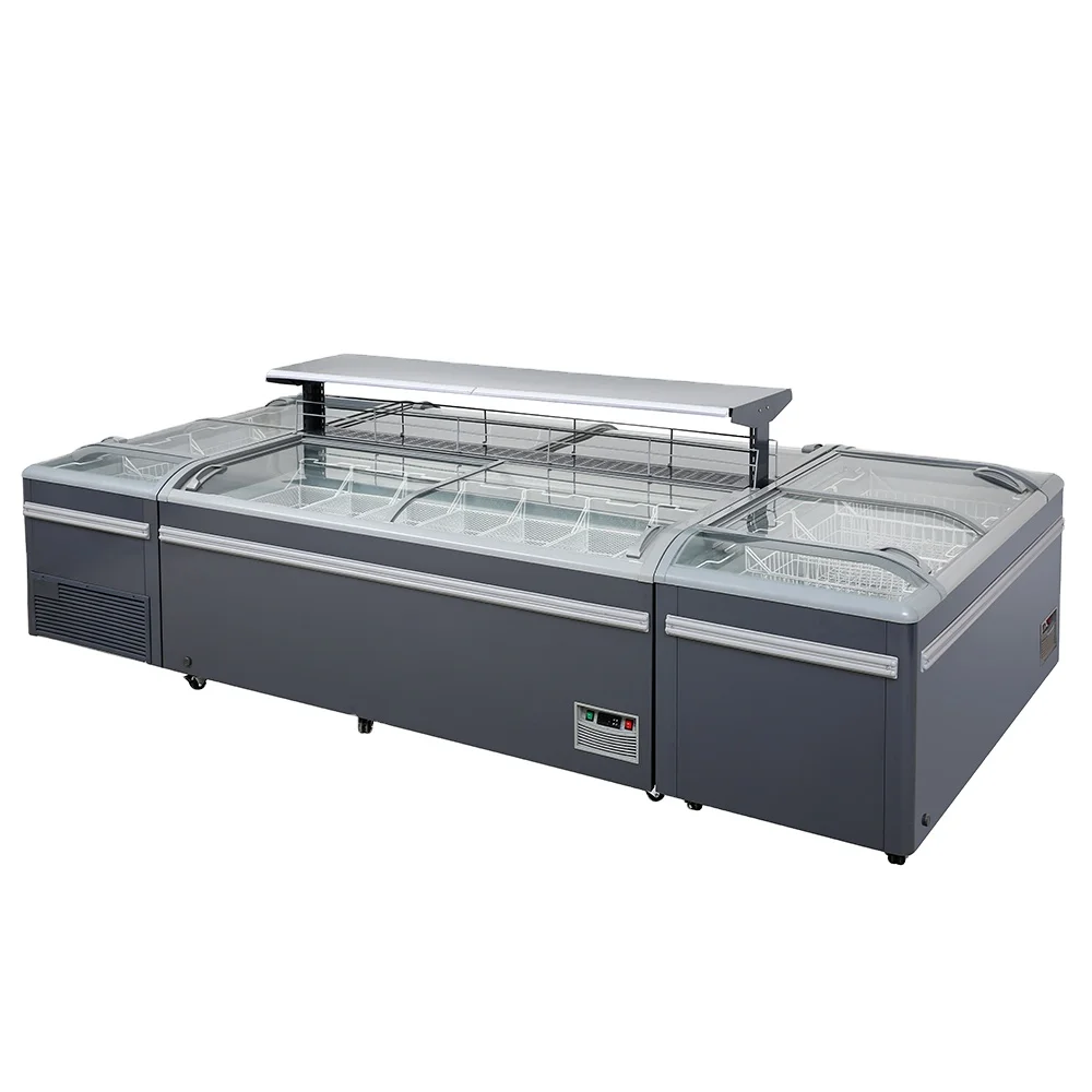 Kenkuhl Island Freezer Supermarket Refrigeration Supermarket Open Top ...