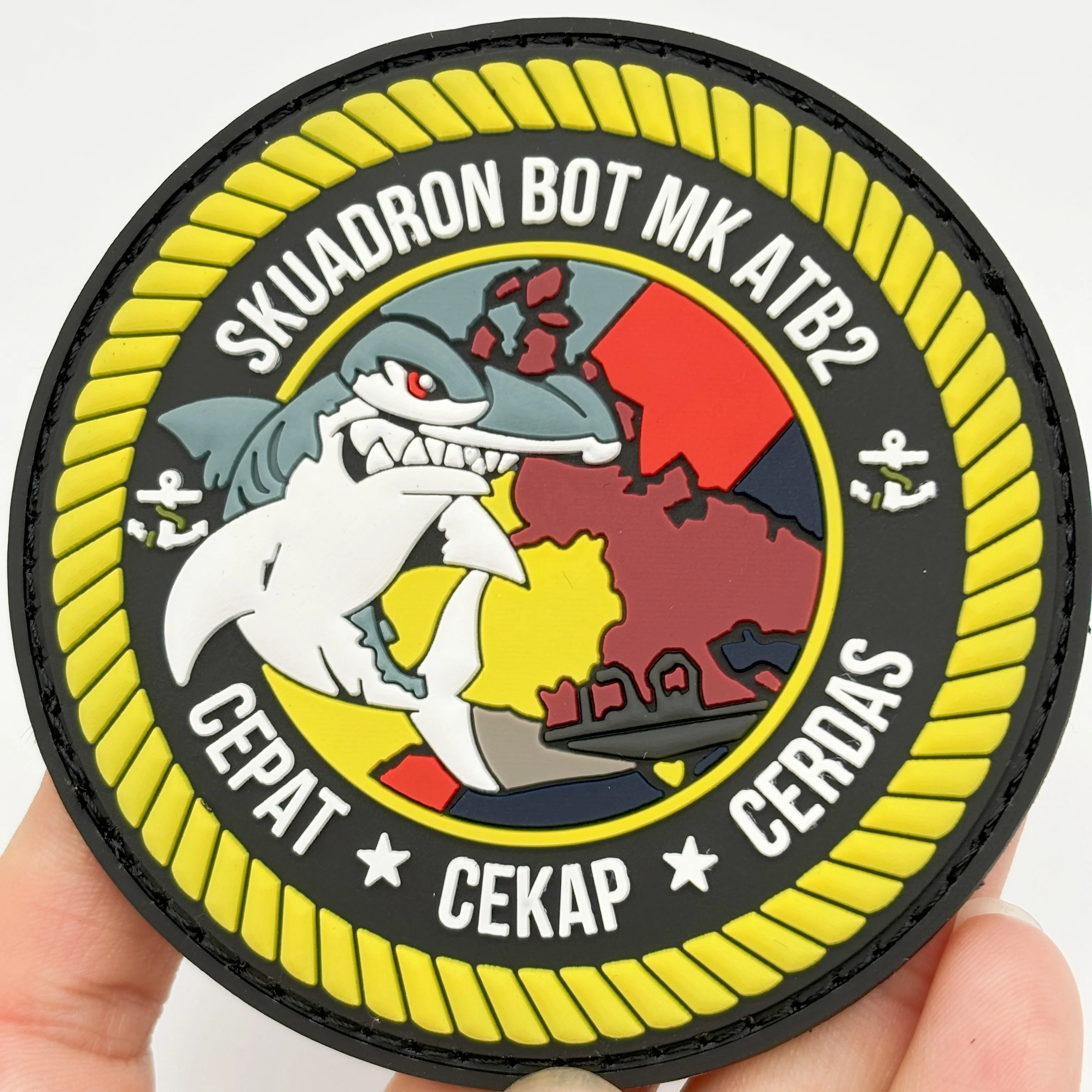 High Quality Custom Embossed Rubber Logo Patch 3D Badges Soft Rubber 3D ...