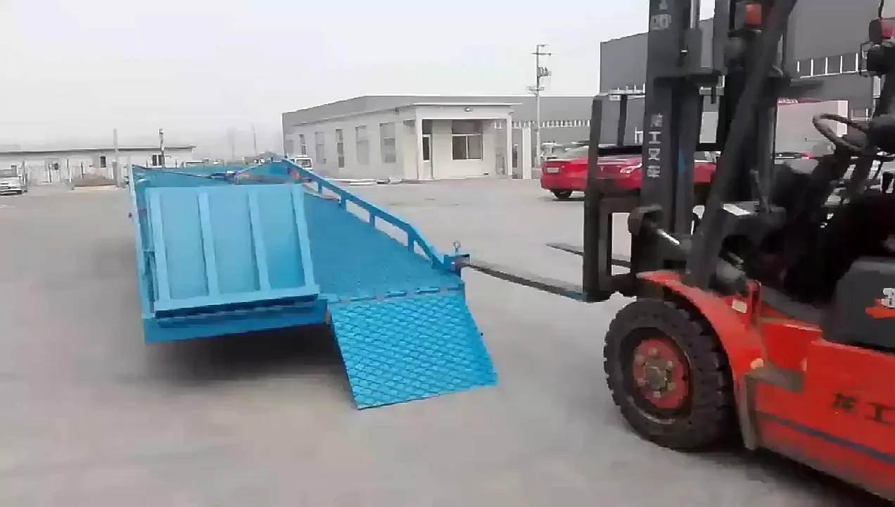Hydraulic Electric Lifting Platform Loading Dock Ramp Container 10 Tons ...