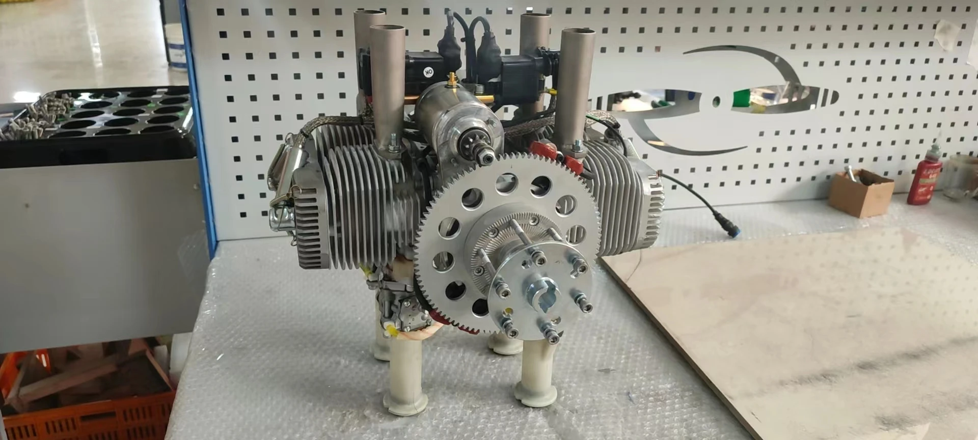 Drone Gasoline Engine Md550 37kw 50hp Uav Engine For Aircraft Drone ...