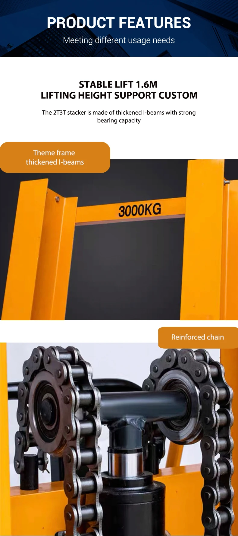 Wire Rope Pallet Stacker Plug-in Cheap Semi-electric Wire Rope Stacker ...