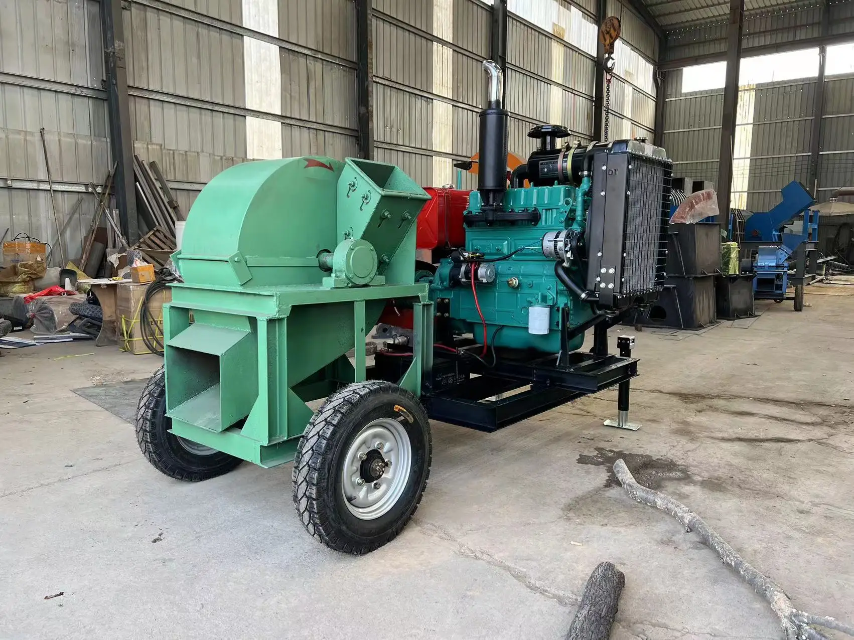 Coconut Shredder Palm Wood Chipper Coconut Banana Tree Chips Shredder 2 ...