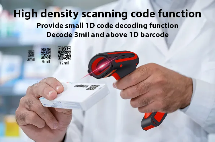 JR 8911 Rugged Industrial Barcode Scanner BT Reader IP65 Million-Dollar ...