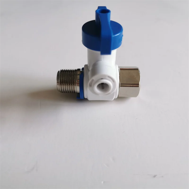 RO Ball Valve RO Water Inlet Tee America Size 3/8"-3/8"-1/4 Inch Quick ...