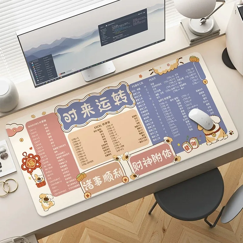 HONGSHI New Stock Shortcut Key Mouse Pads Large Desk Pads Customizable ...