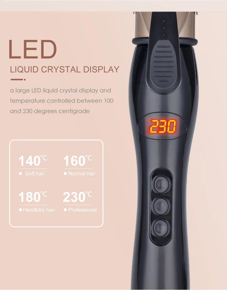 Hair Curling Iron Electric Curl Hair Machine Hair Curler - Buy Hair ...