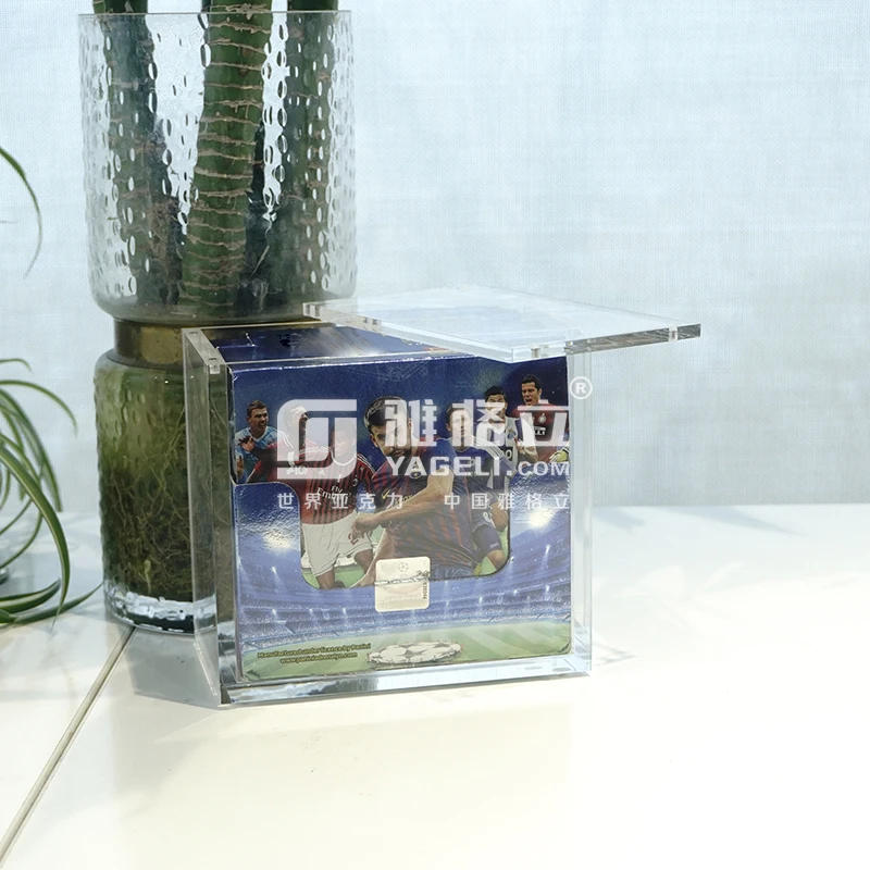 Factory Clear Acrylic Sport Trading Cards Box For Cards Storage For ...