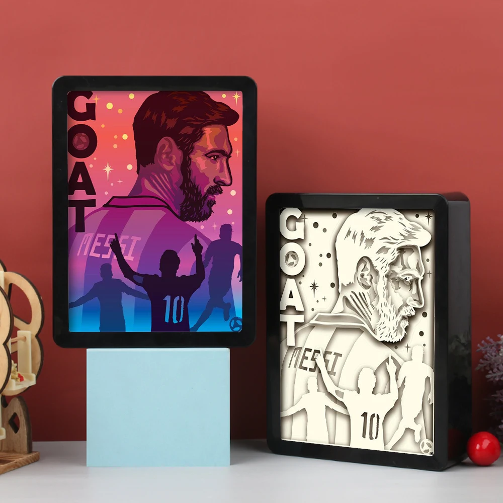 3D LED Night Light - Messi Custom Design for Home Decor
