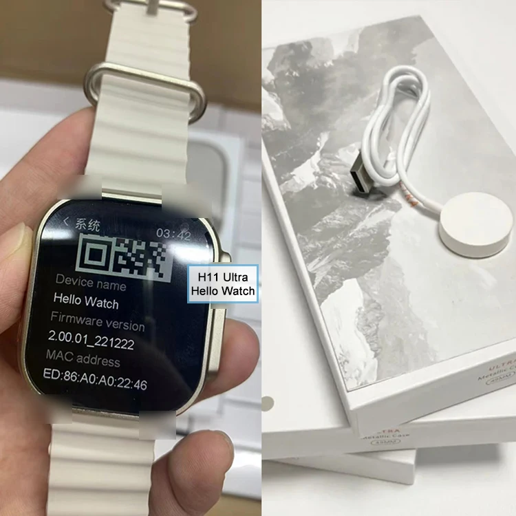 1gb Hello Watch H11 Ultra Upgraded Smart Watch 2023 Full Screen ...