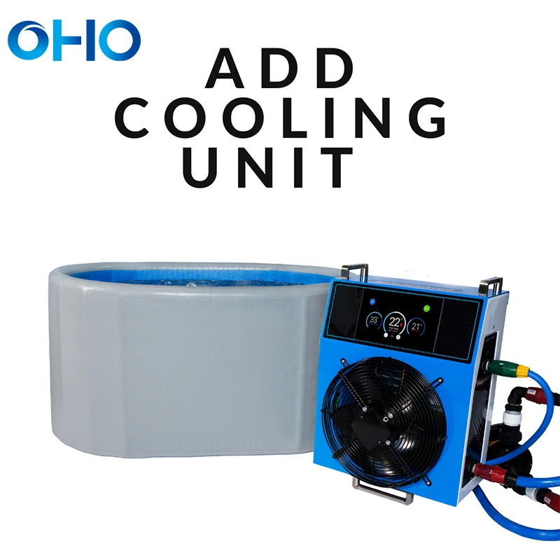 Oho High Quality Dwf Inflatable Ice Bath Barrel Tub Cold Water Plunge ...