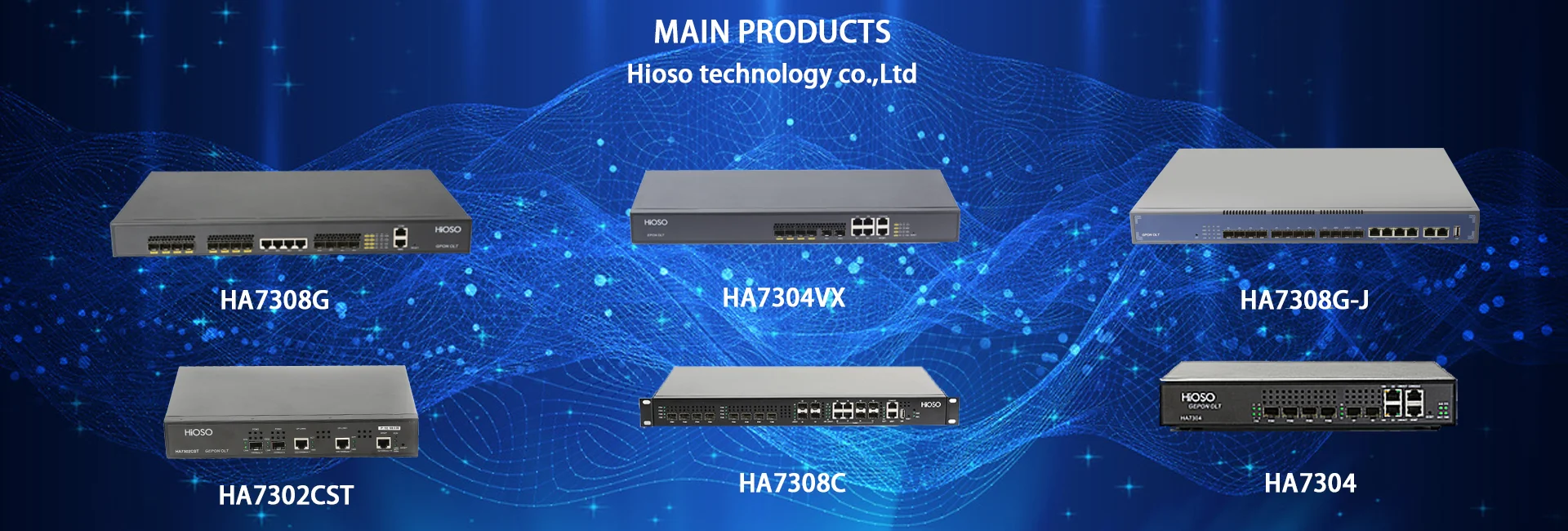 Hioso HA7302V - 2PON EPON OLT FTTH Ethernet IPTV Solution