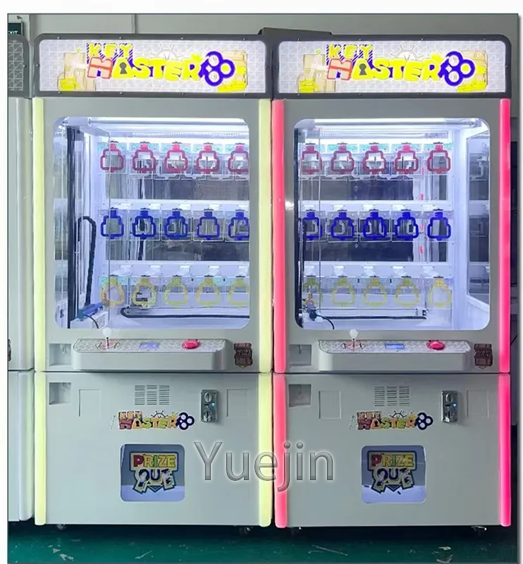 Coin-Operated Key Master Arcade Game Cabinet Cheap Metal Crane Machine Toy Prize Vending for ...