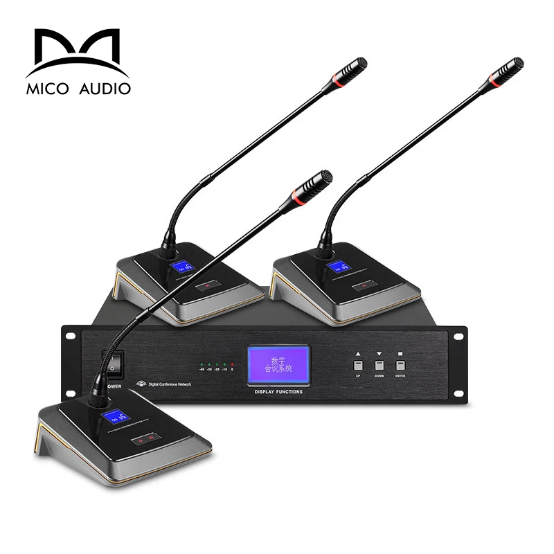M-9000 Delegate Unit Microphone For Meeting Digital Conference ...