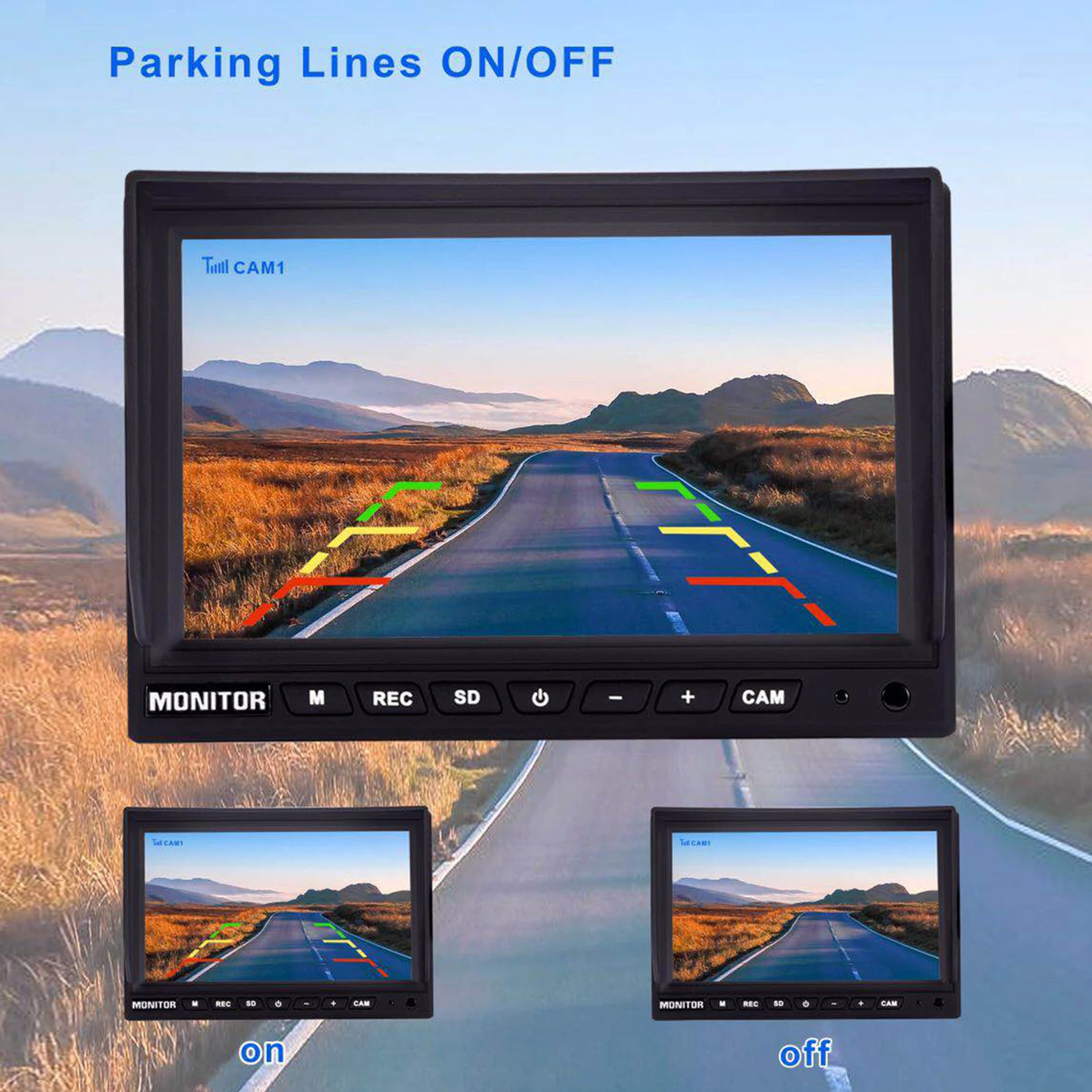 720P HD Wireless Multi Cameras System for RV Surround View