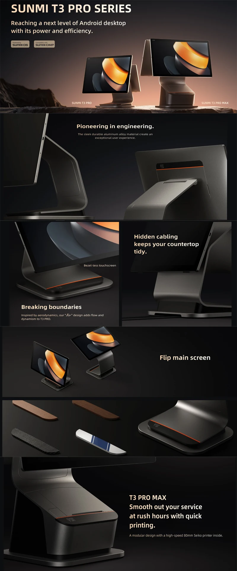 SUNMI Desktop POS T3 Pro - High Performance & Reliability