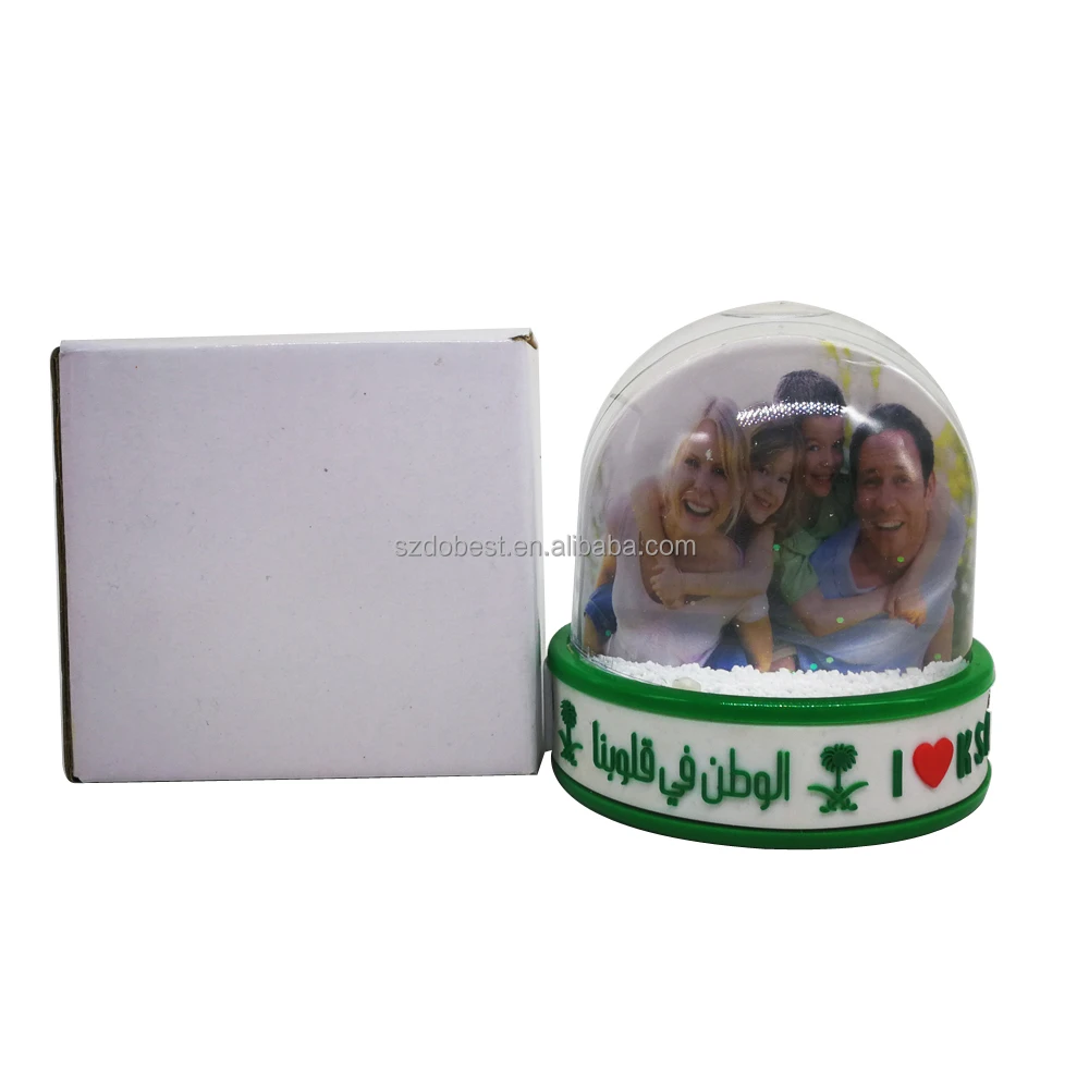 Schneekugel Mit Licht - Customize Photo Insert Snow Globe