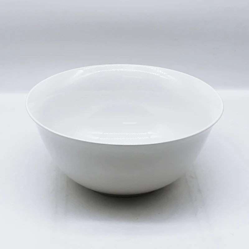 White Porcelain Ceramic Rice Bowl For Western Restaurant Hotel Salad ...