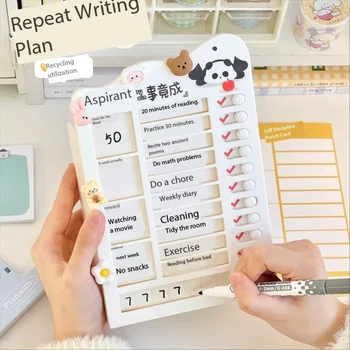 Reusable Chore Chart Planning Board Portable Memo Checklist Pencil ...