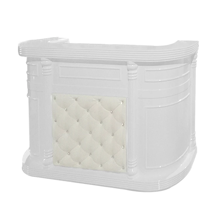 curved counter desk design reception desk| Alibaba.com