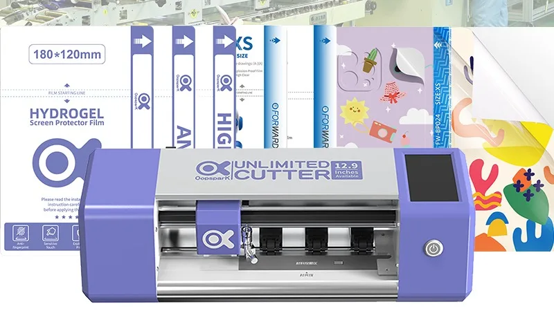 High Quality New Technology Oopspark Unlocked Screen Protector Cutting ...