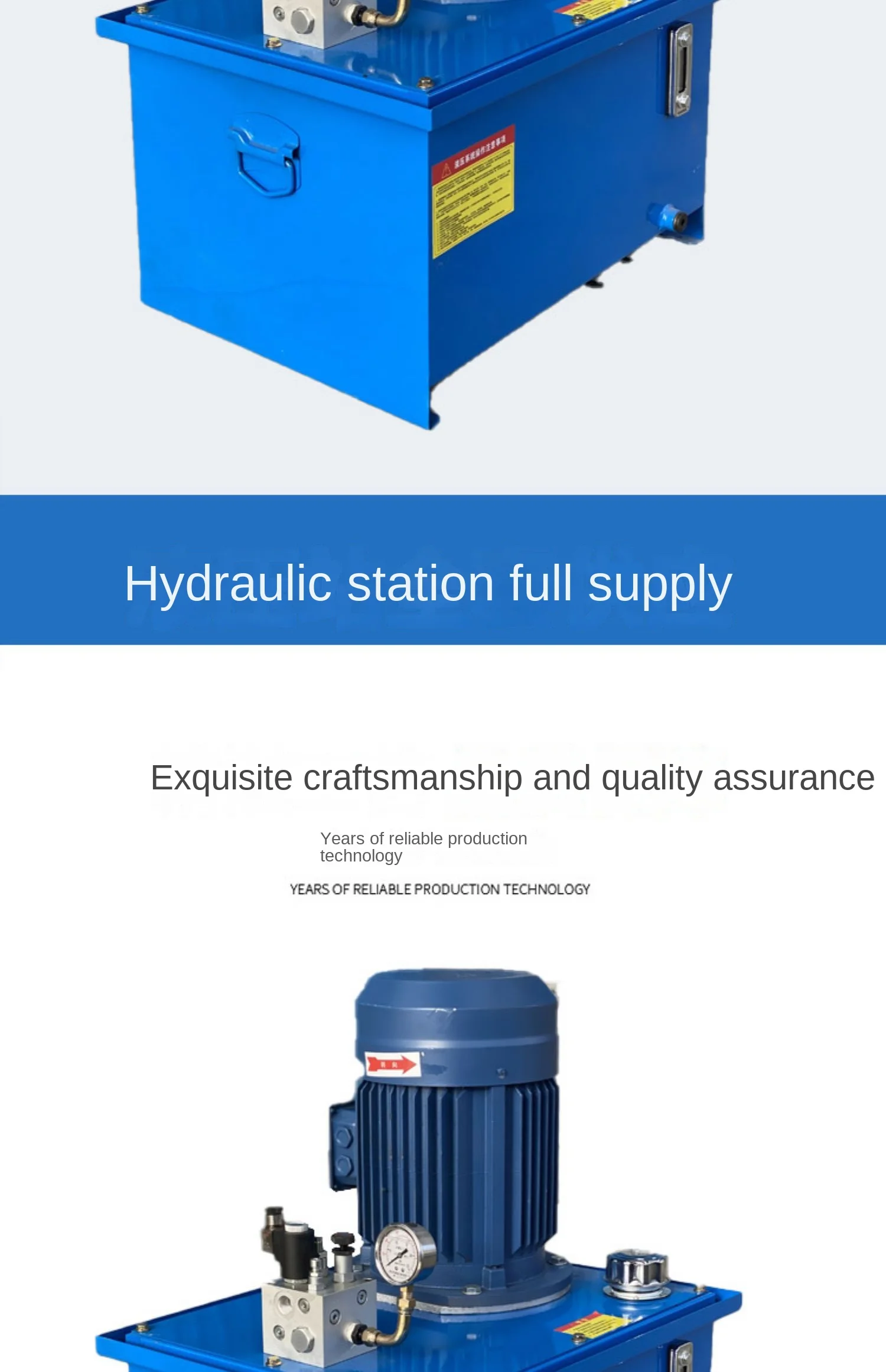Lift Hydraulic Pump Station One-way System 220v380v Customized ...