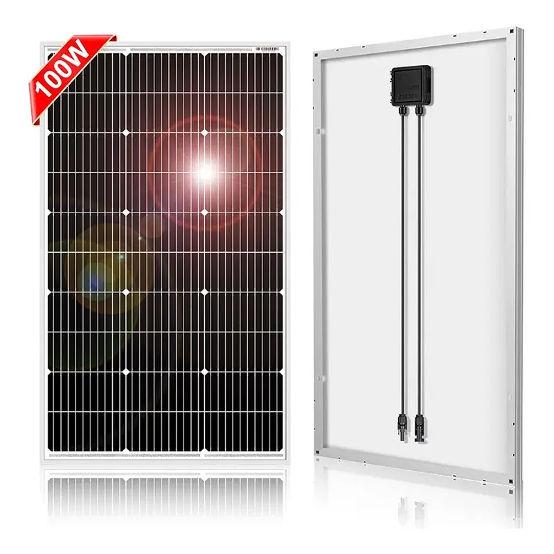 100 Watt 12 Volt Rigid Solar Panel High Efficiency Solar Panel ...