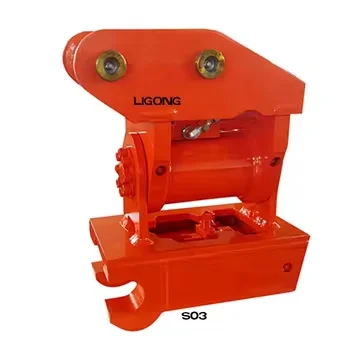 Two Cylinders Tilt Quick Hitch 360 Degree Rotating,hydraulic Quick ...