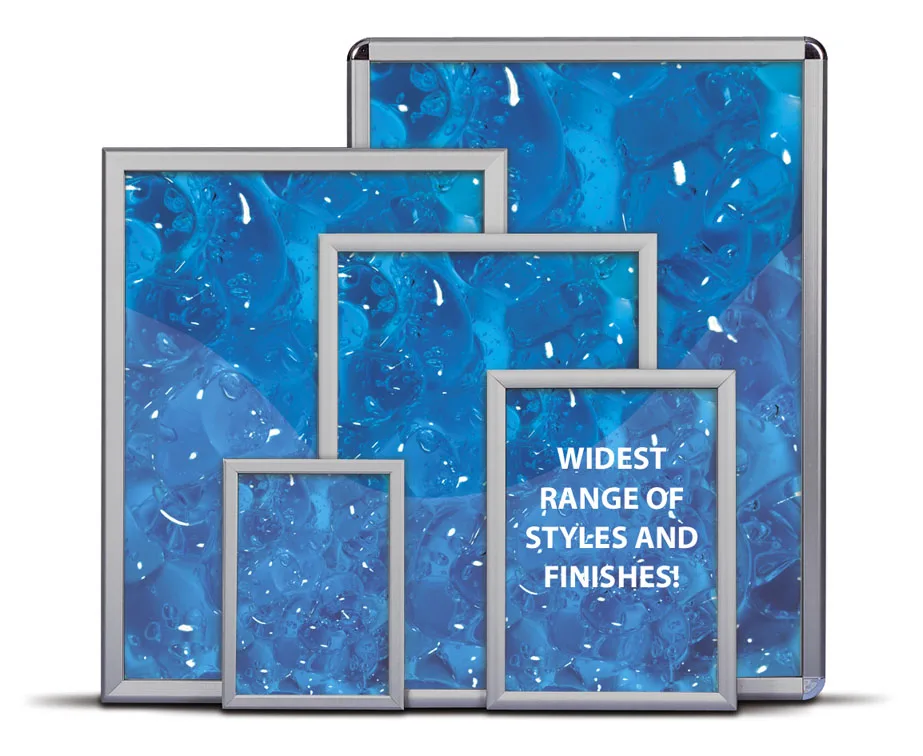 Wall Mounted Customized Aluminum Picture Frame Sign Frame Snap Poster ...