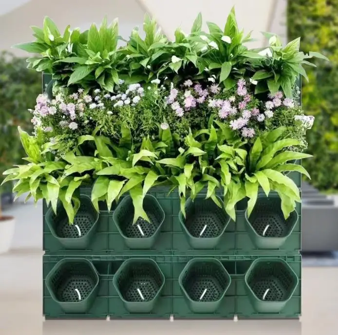 Living Wall Planter System Indoor and Outdoor Vertical Wall Garden ...