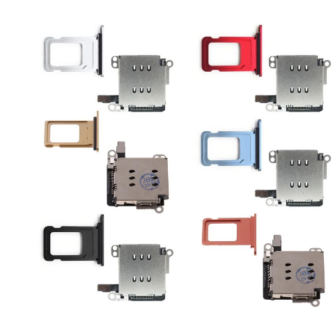 Dual Sim Reader Connector Flex With Sim Card Tray For Iphone Xr Dual ...