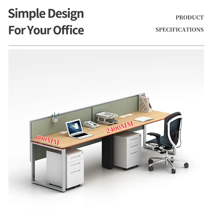 Office Cubicle Partition Work Station Desk 2 4 6 Person Office Computer ...