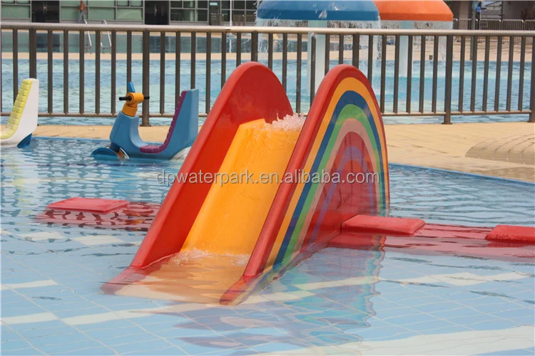 Rainbow Slide Amusement Playground Commercial Aqua Park Equipment Water ...