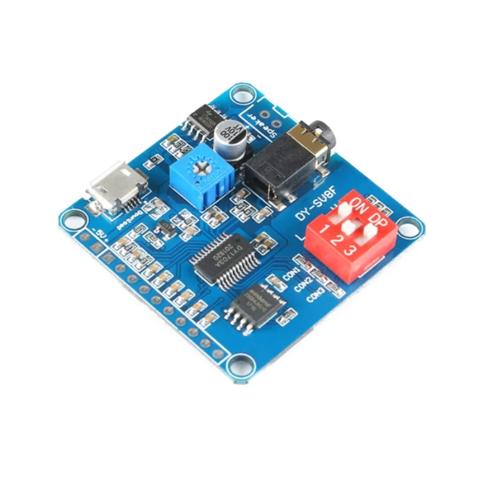 DY-SV8F/DY-SV5W Voice Sound Playback Module MP3 Player Module UART I/O ...