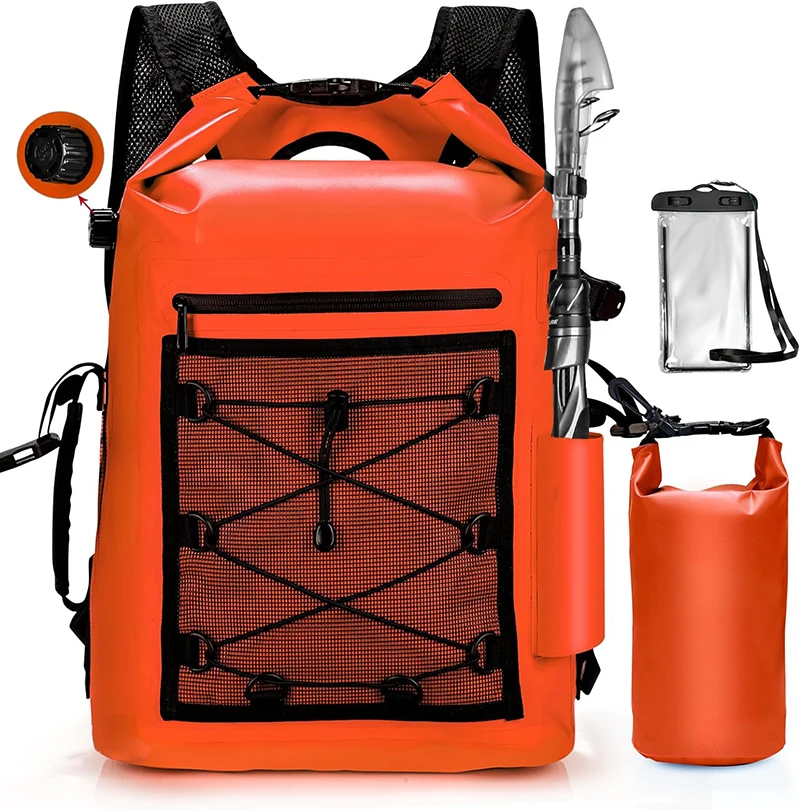 Outdoor Waterproof Backpack 500D PVC Tarpaulin Dry Bag Waterproof ...