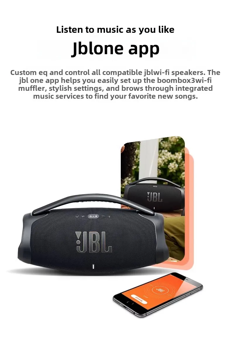 JBL original bluetooth speaker Boombox3 generation wifi version ...