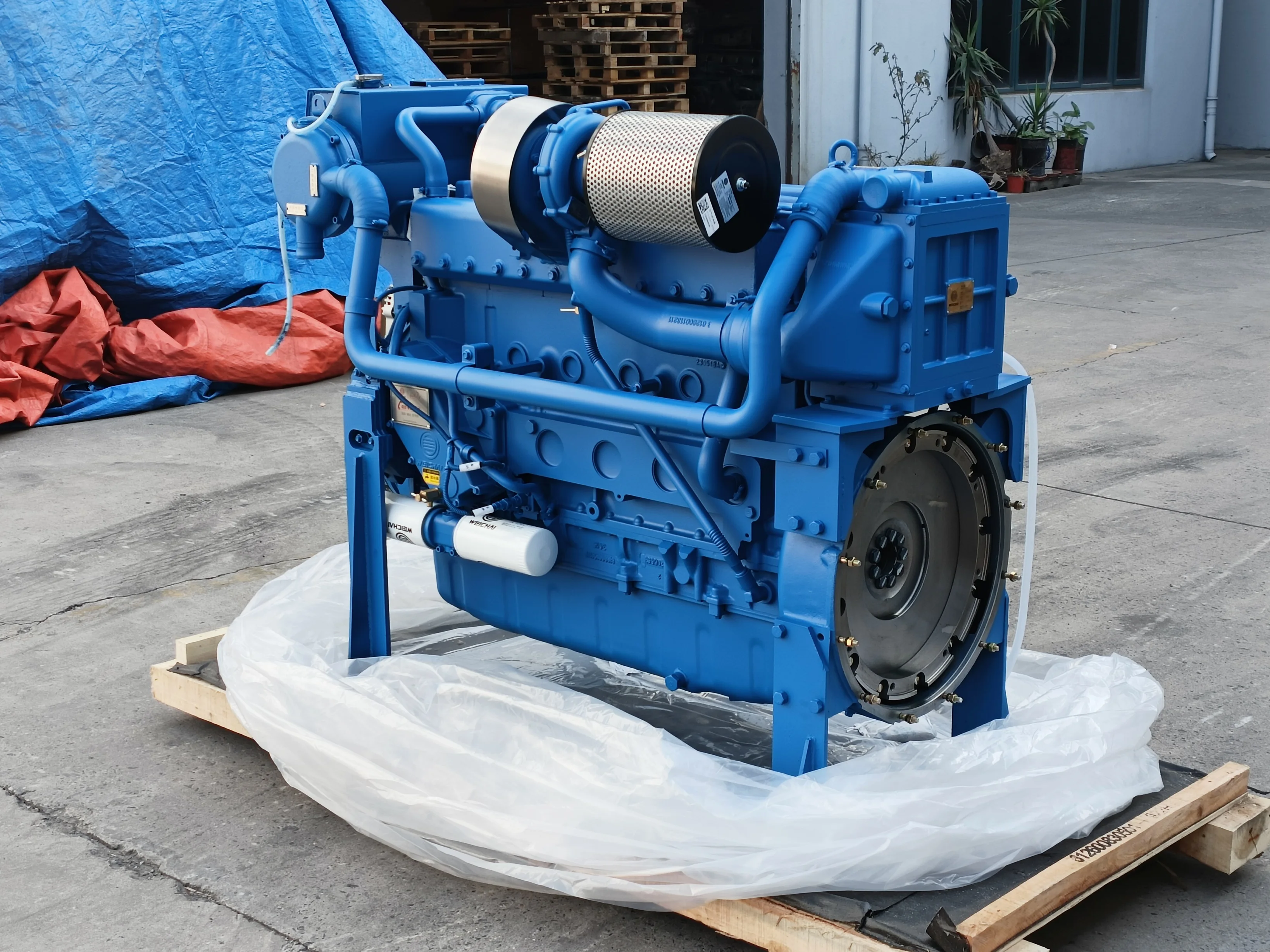 Wd10c312-18 Marine Diesel Engine Turbocharged Water Cooled Motor 230 Kw ...