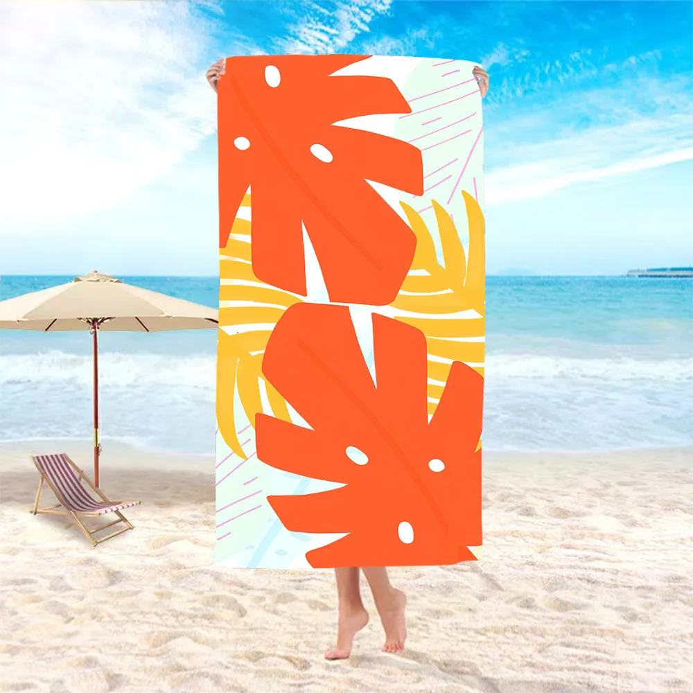 Explosive Models Sublimation Print Beach Pool Bath Towel Microfiber Beach Towel With High ...