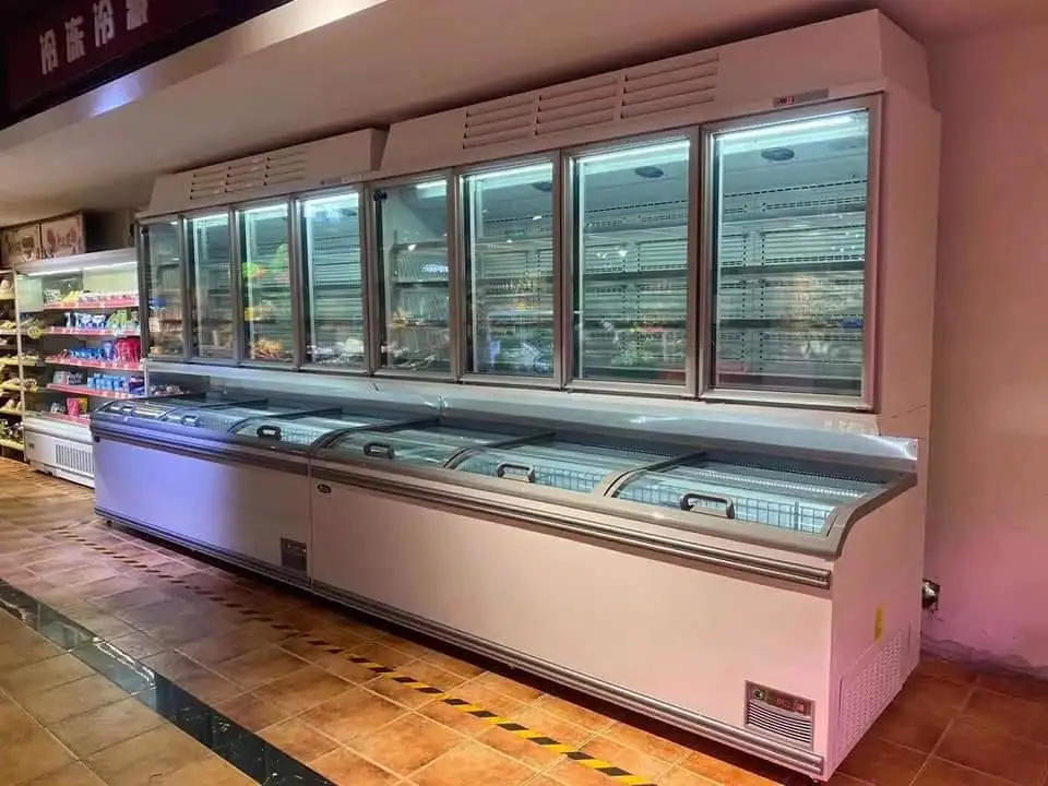 Overhead Combined Island Freezer - 800L to 1320L Capacity