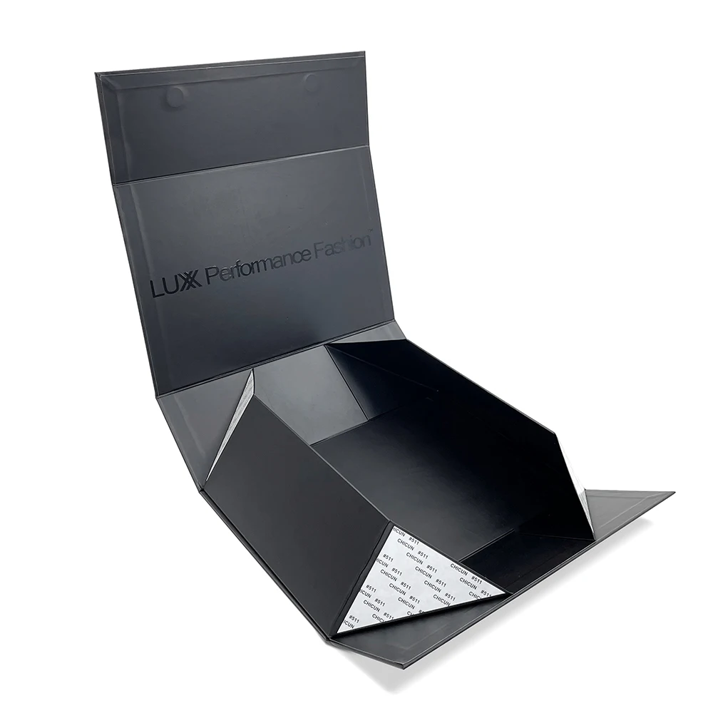 Custom Luxury Rigid UV Finish Foldable Cardboard Box