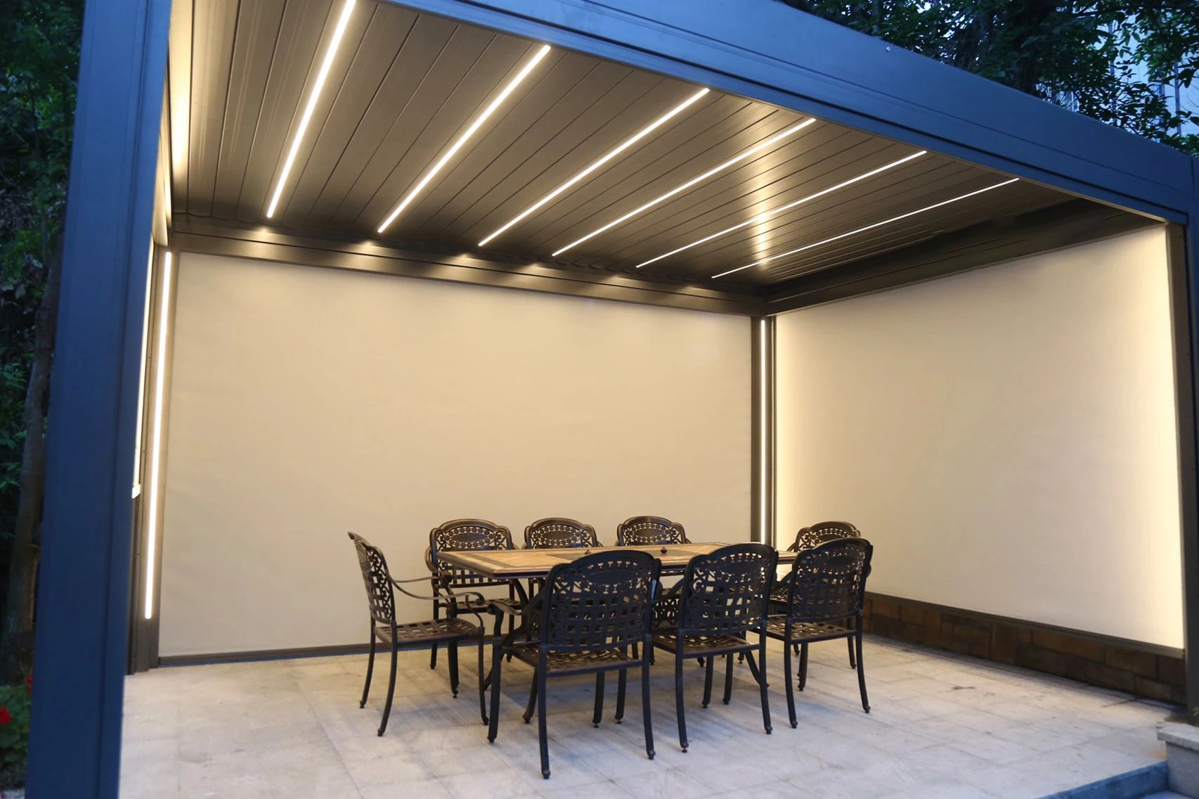 Pavilion 3x3 3x4 3x5 Aluminium Pergola Bioclimat Gazebos