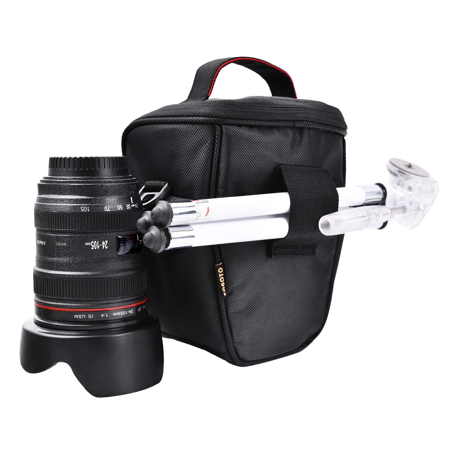 Fosoto Fashion Triangle Digital Camera Dslr Shoulder Bag Photo Case ...