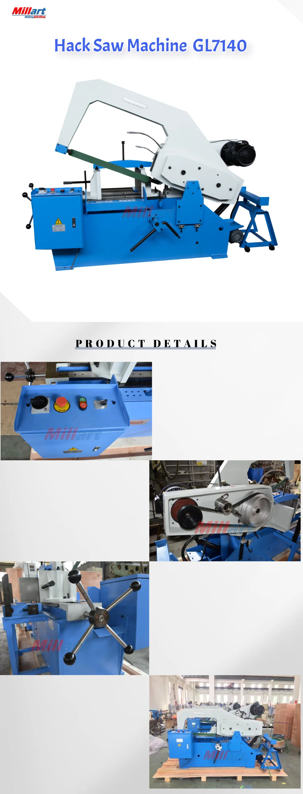 Power Hack Saw Machine Gl7140 Metal Hack Sawing Machine - Buy Hack Saw ...