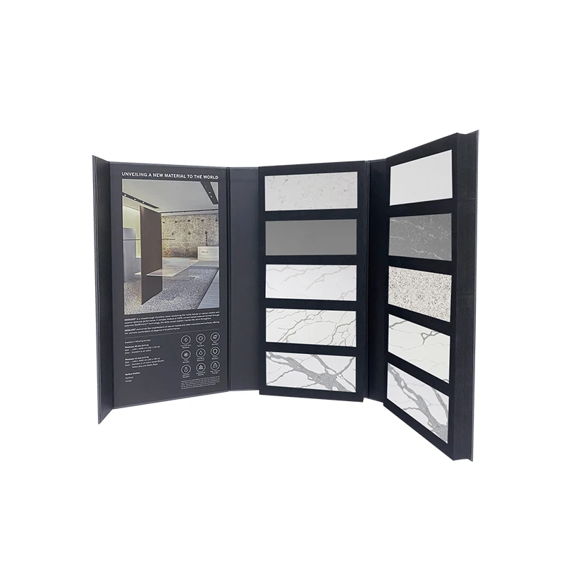 Cardboard Sample Book Quartz Tile Sample Binder Folder Granite Sample ...