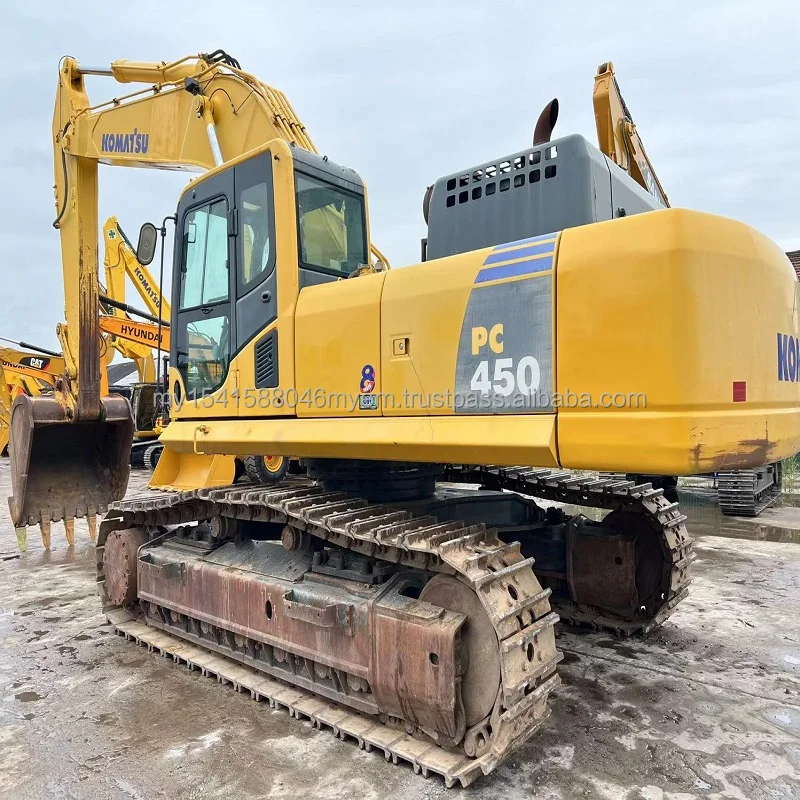 Second Hand Digger 45 Ton Used Original Imported Komatsu Pc450-7 ...