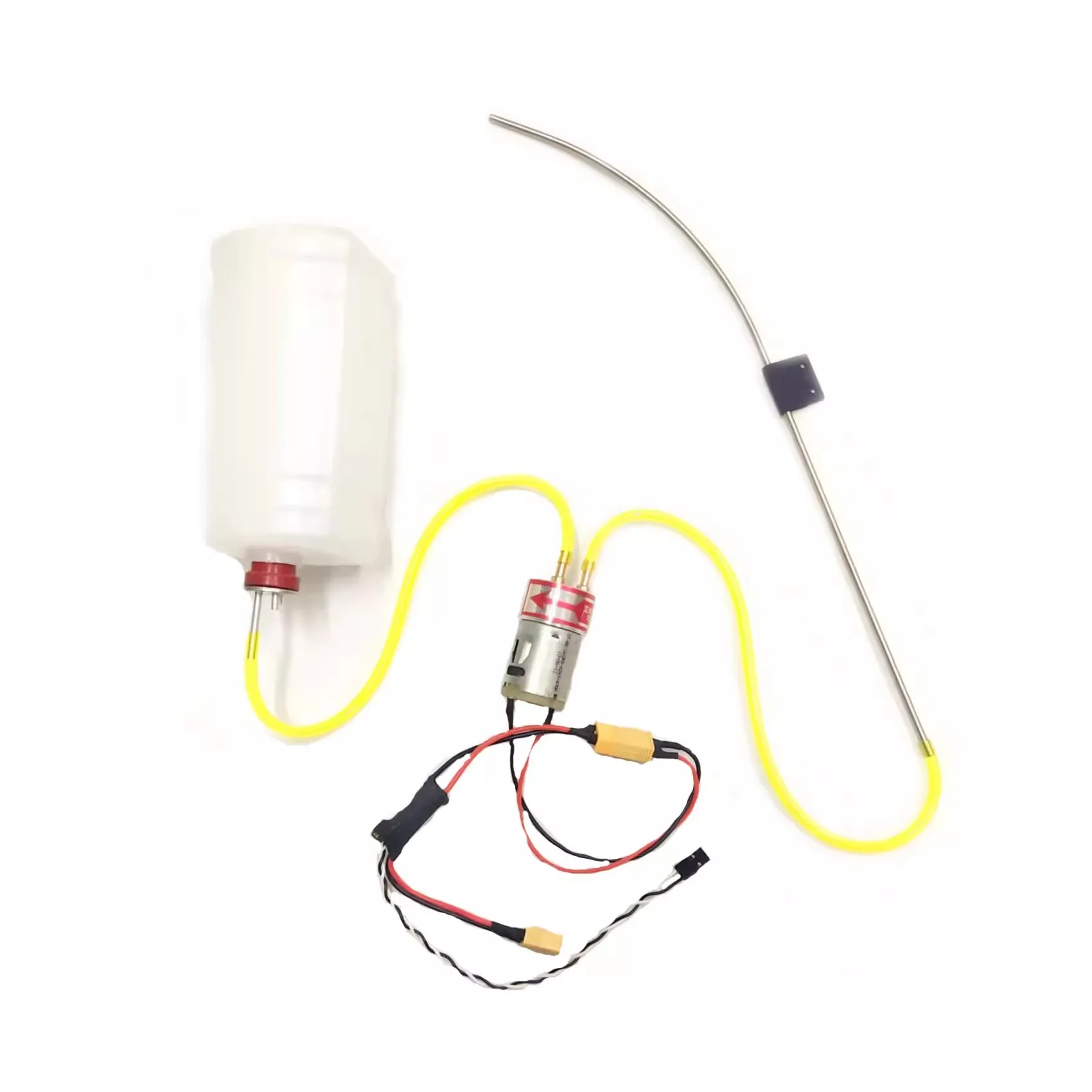 Spark Model Fixed Wing Uav Turbojet Smoke Pipe System Tank Pump Gasoline Engine Smoke Nozzle