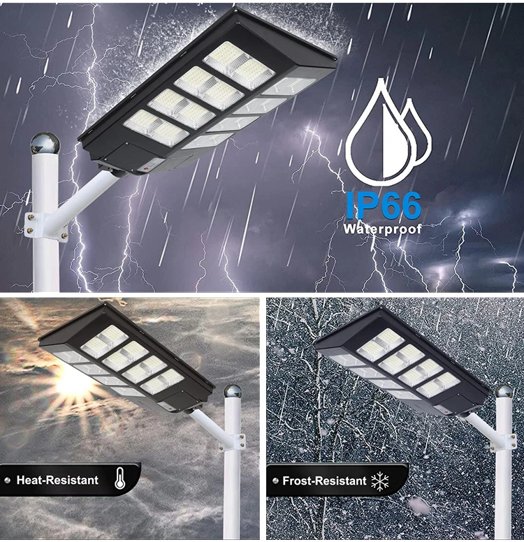 Outdoor 600w 800w 1000w Solar LED Street Lights - IP66 Waterproof