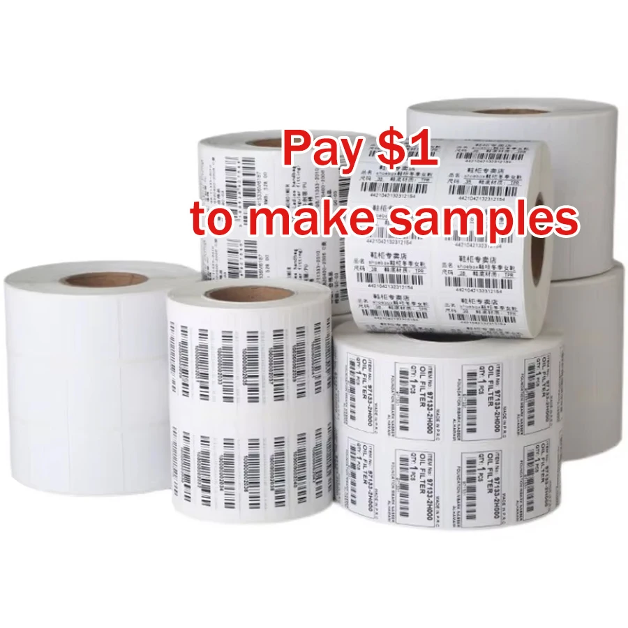 Adhesive Serial Number Barcode Label Sticker Printing Packaging Labels ...