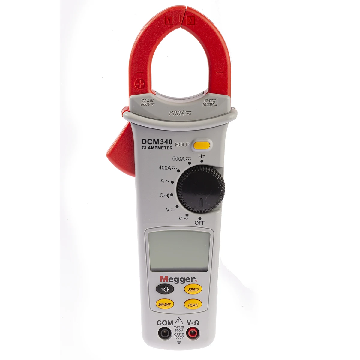 Megger DCM340 clamp meter AC/DC current clamp CAT III 600V ac / 600A ac ...