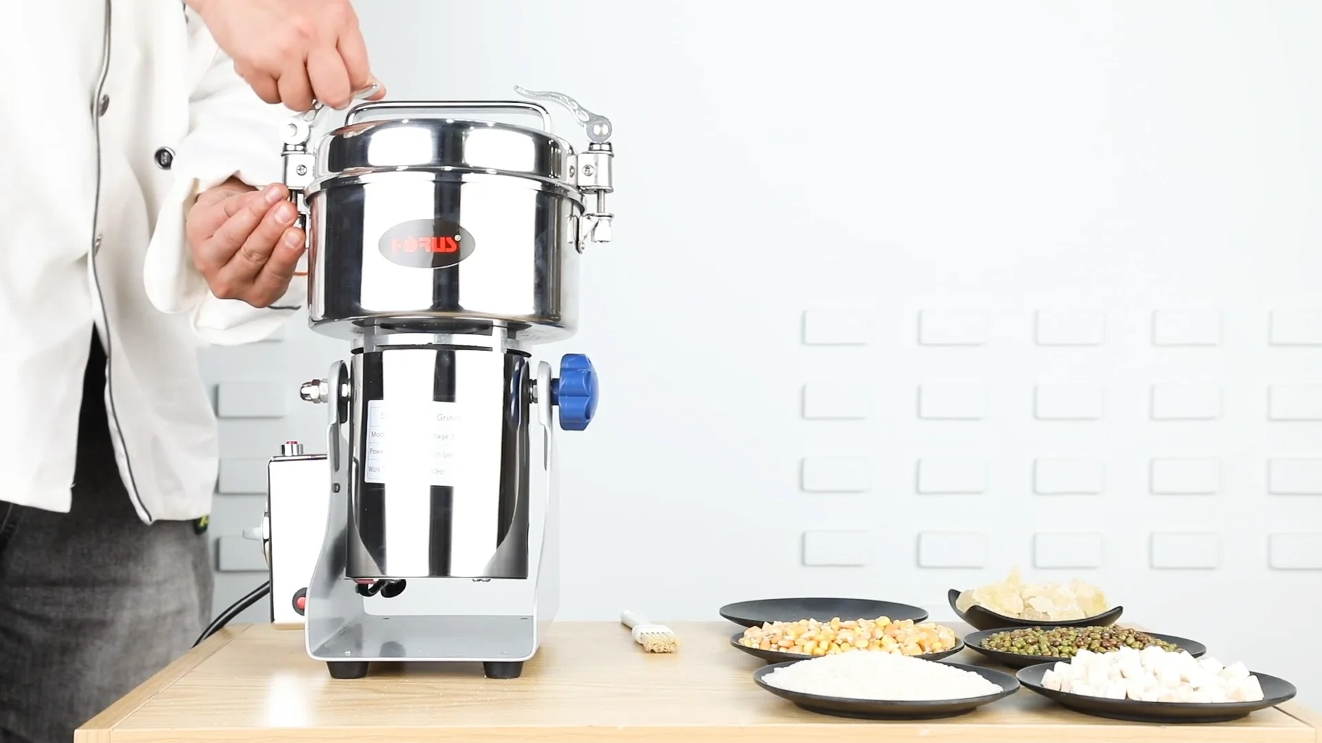 500g Electric Stainless Steel Maize Grinder Professional Mill Moulin ...